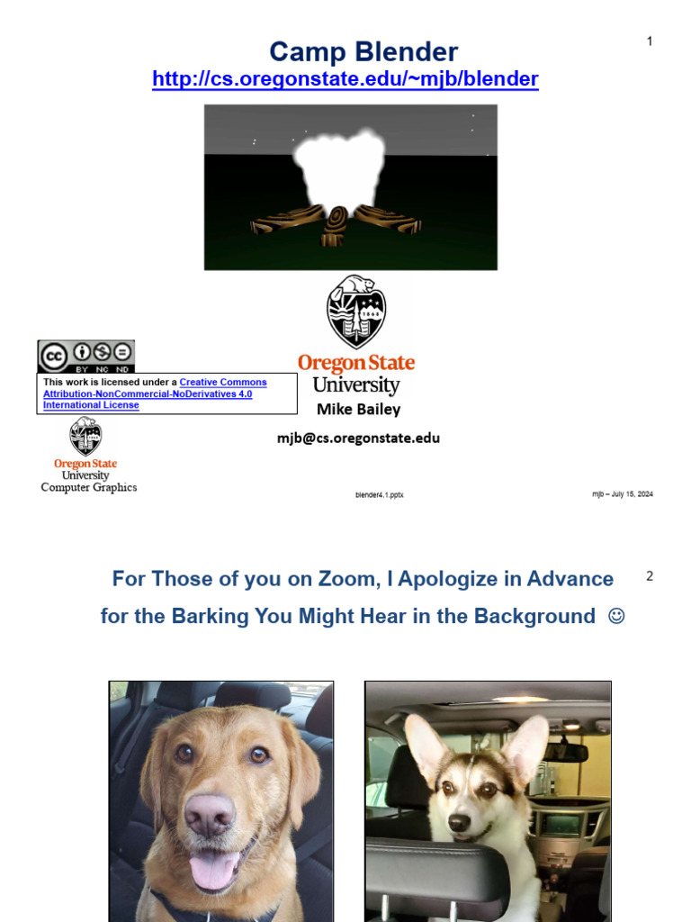 Blender.1pp | PDF | 3 D Computer Graphics | Blender (Software)