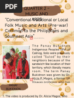 Music and Arts Week 2 | PDF | Southeast Asia | Dances