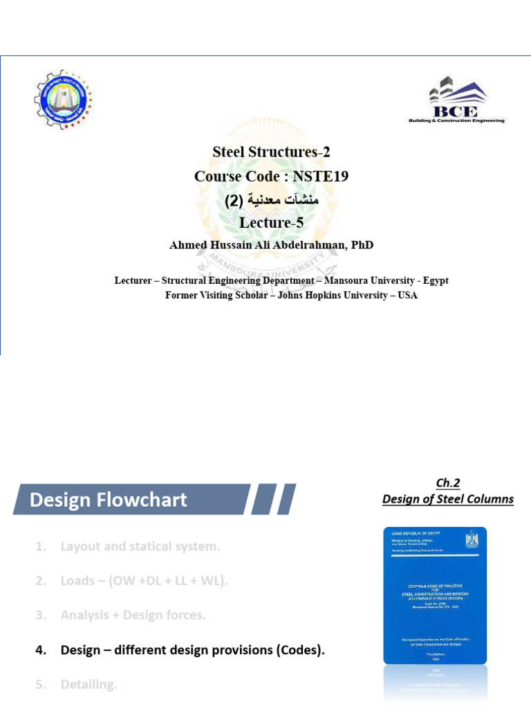 Lec-5-Design of Built-Up Columns (ASD) | PDF | Buckling | Civil Engineering
