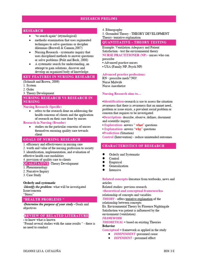 Research NOTES PDF | PDF | Qualitative Research | Quantitative Research