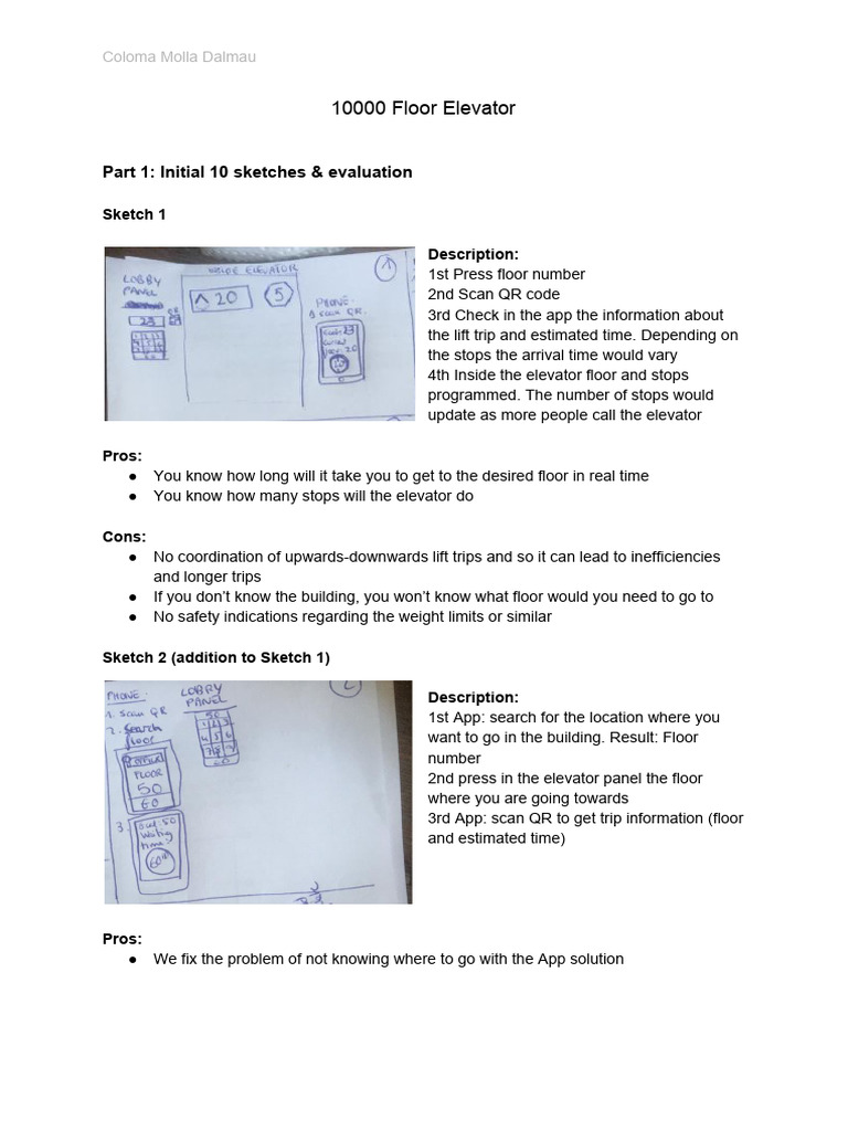 Elevator assignment | PDF | Elevator