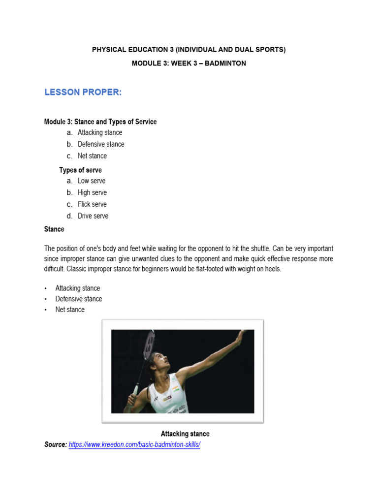Module 3_PE 3_Lesson Proper | PDF | Athletic Sports
