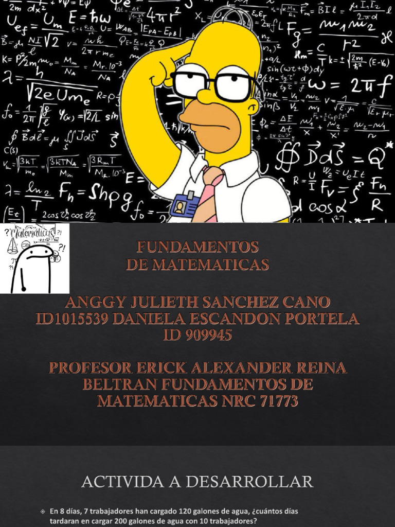 ACTIVIDAD MATEMATICAS | PDF