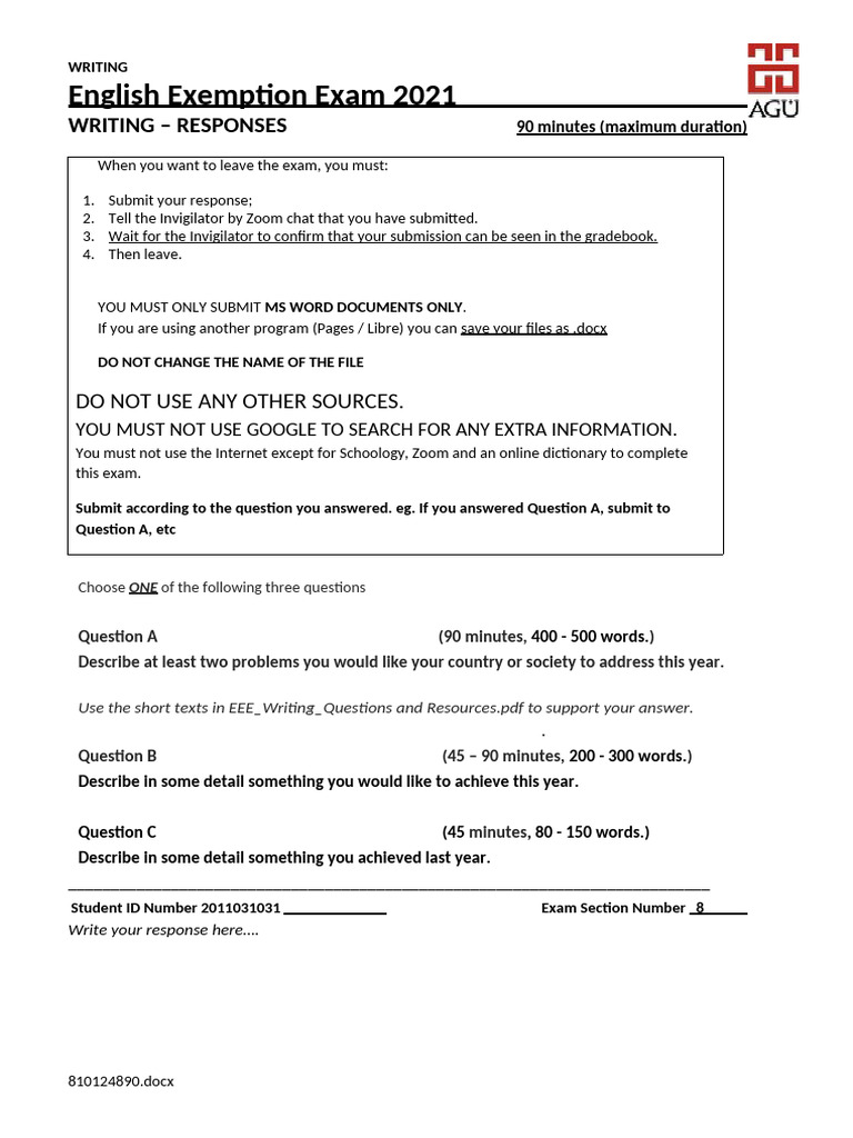 EEE_Writing_Response | PDF | Unemployment | Economies