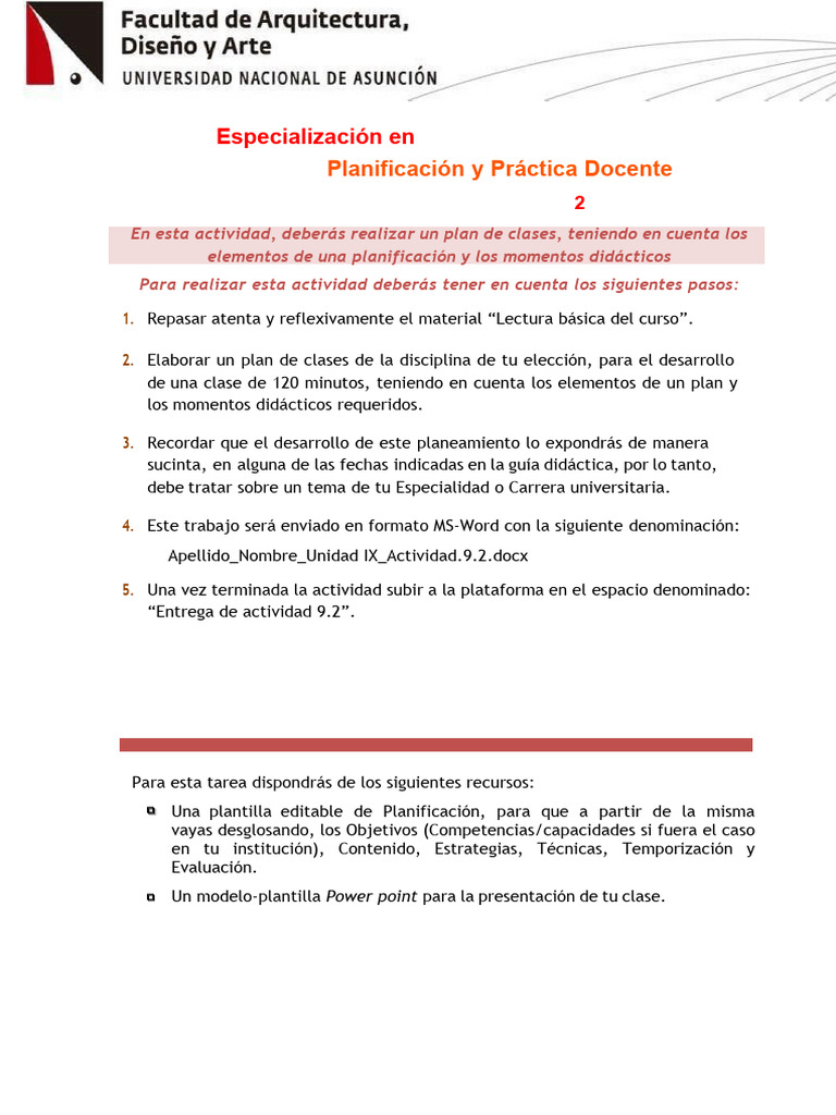 EU DescripcionActividad2 Modulo9 | PDF | Evaluación | Teoría de la educación