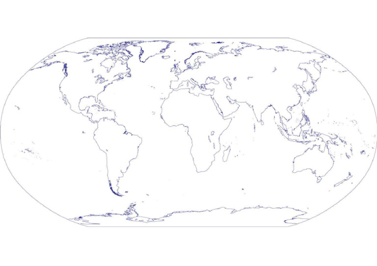 Outline-Map-of-World-With-Continents | PDF