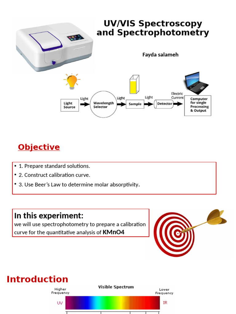 UV VIS Spectroscopy and Spectrophotometry (1) | PDF | Ultraviolet–Visible Spectroscopy ...