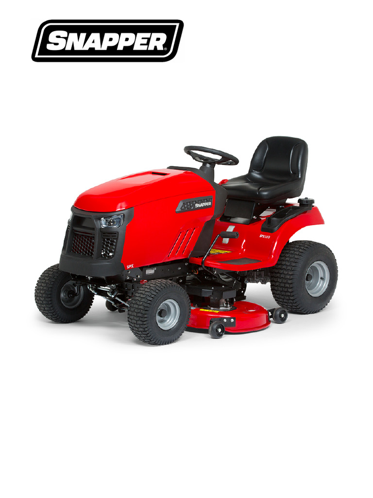 Snapper SPX110 | PDF | Screw | Nut (Hardware)