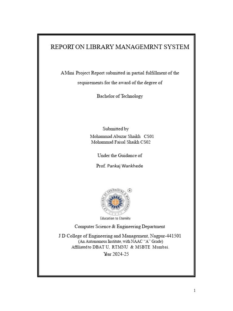 Library management system | PDF | Libraries | Usability