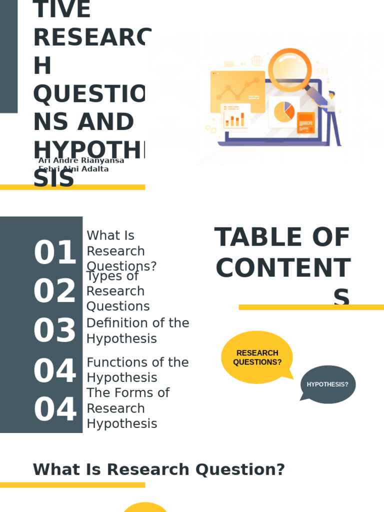 Quantitative Research Question and Hypothesis | PDF | Hypothesis ...