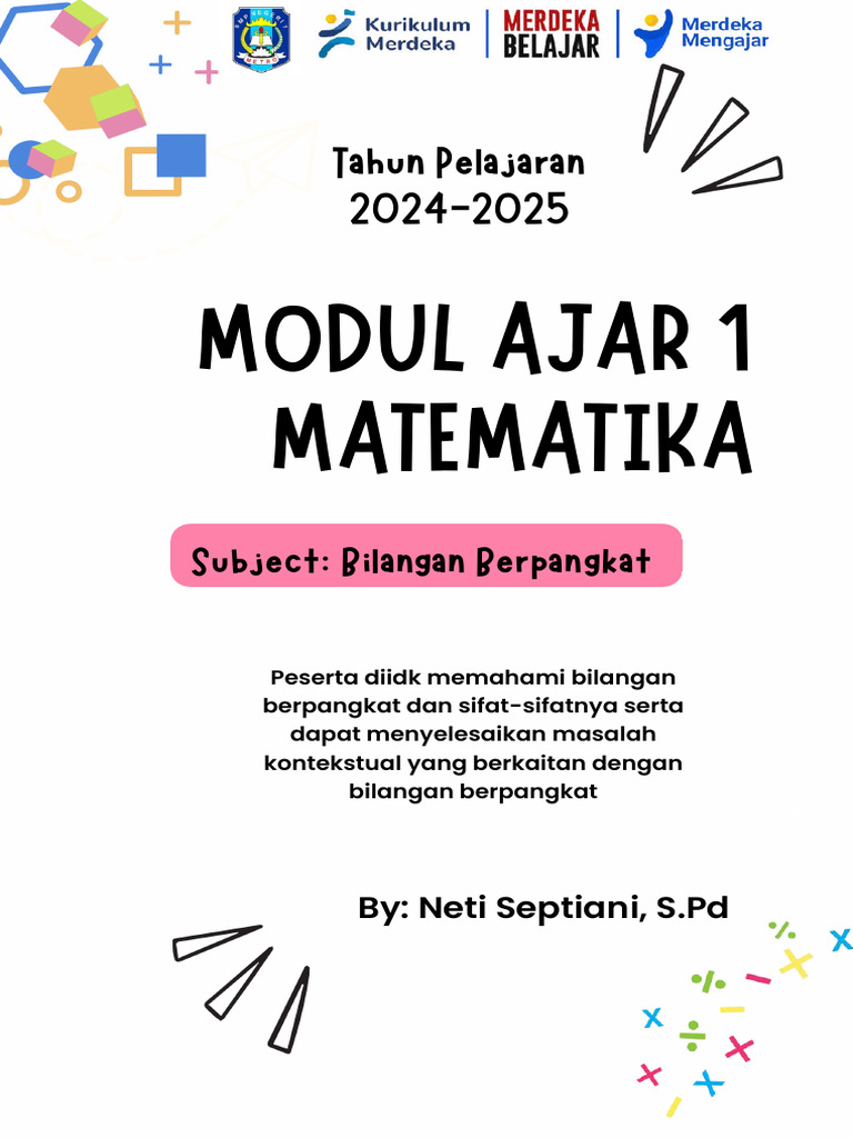 Modul Ajar Bilangan Berpangkat | PDF | Karier & Perkembangan