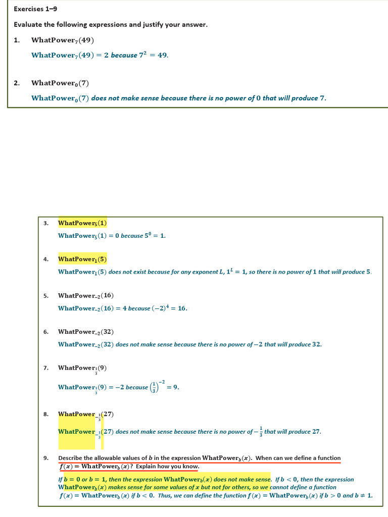 Cengage Logarithms and Applications Copy Pages 1 - 4 - Converted 4 Part 2 (Merged) | PDF ...