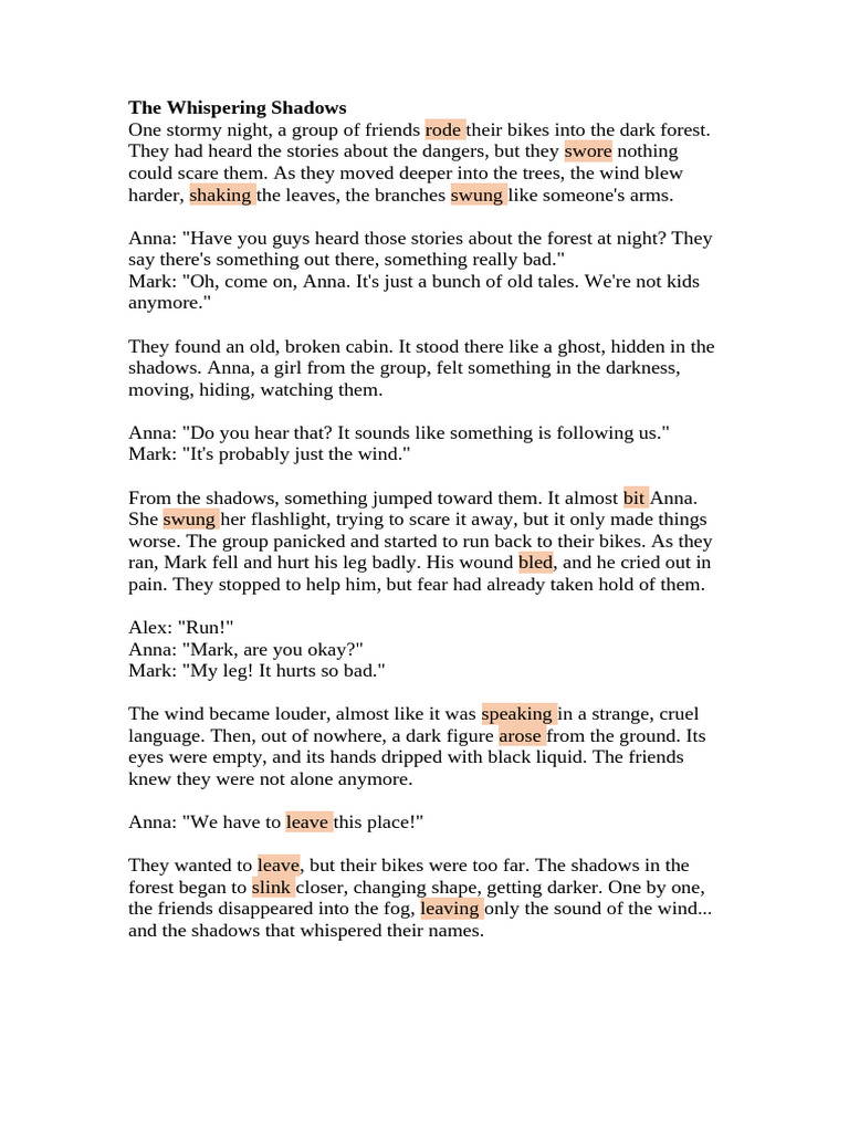 The Whispering Shadows | PDF | Poetry