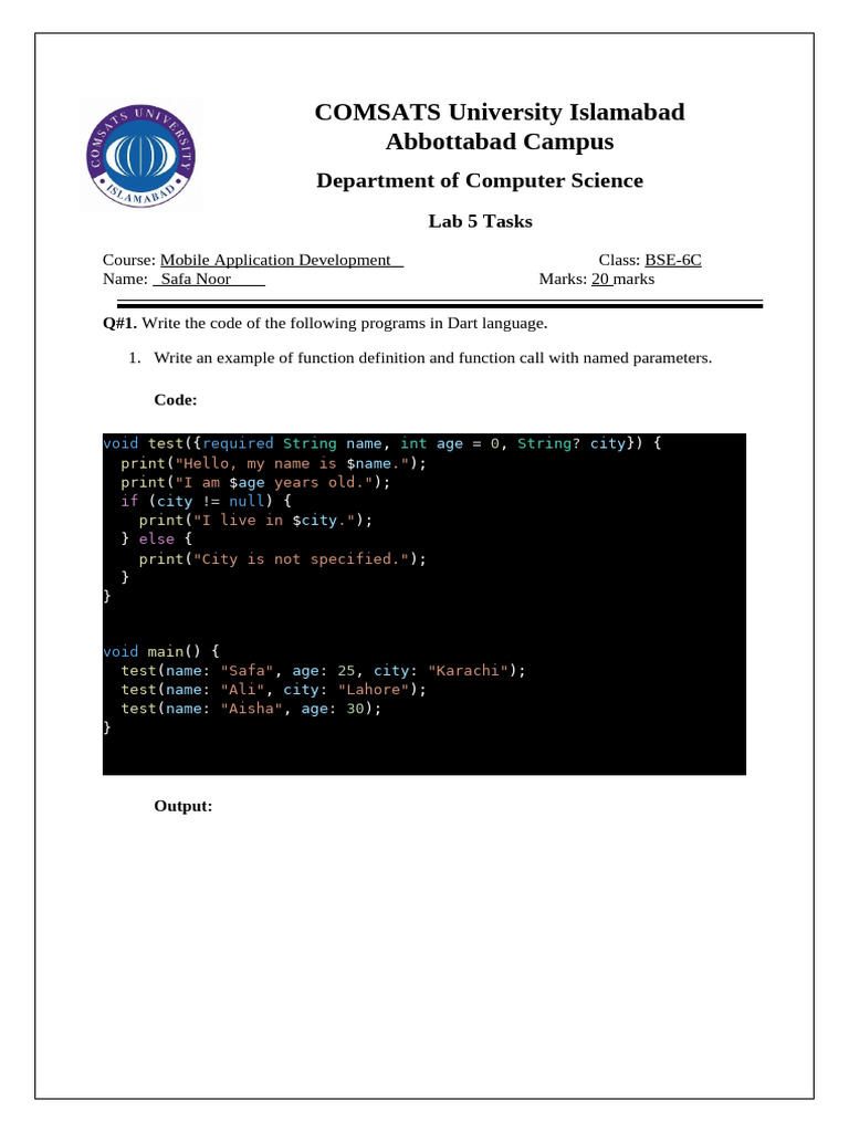 lab 5 | PDF | Anonymous Function | Computer Programming