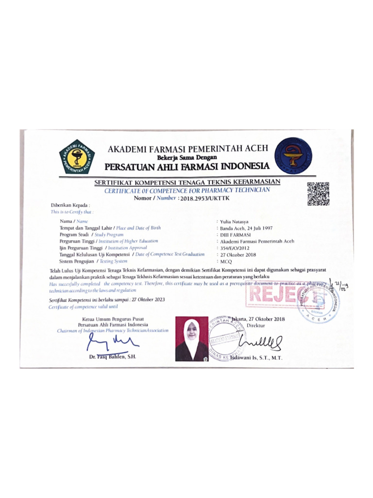 Akademi Farmasi Pemerintah Aceh | PDF