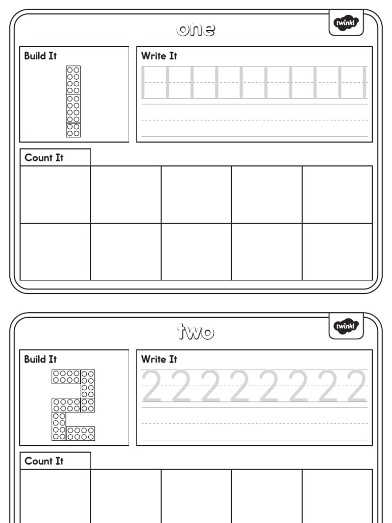 Early Childhood Math Counting Activities | PDF | Home & Garden