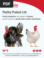 Poultry Medicine Dosage Guide | PDF | Candidiasis | Medical Diagnosis