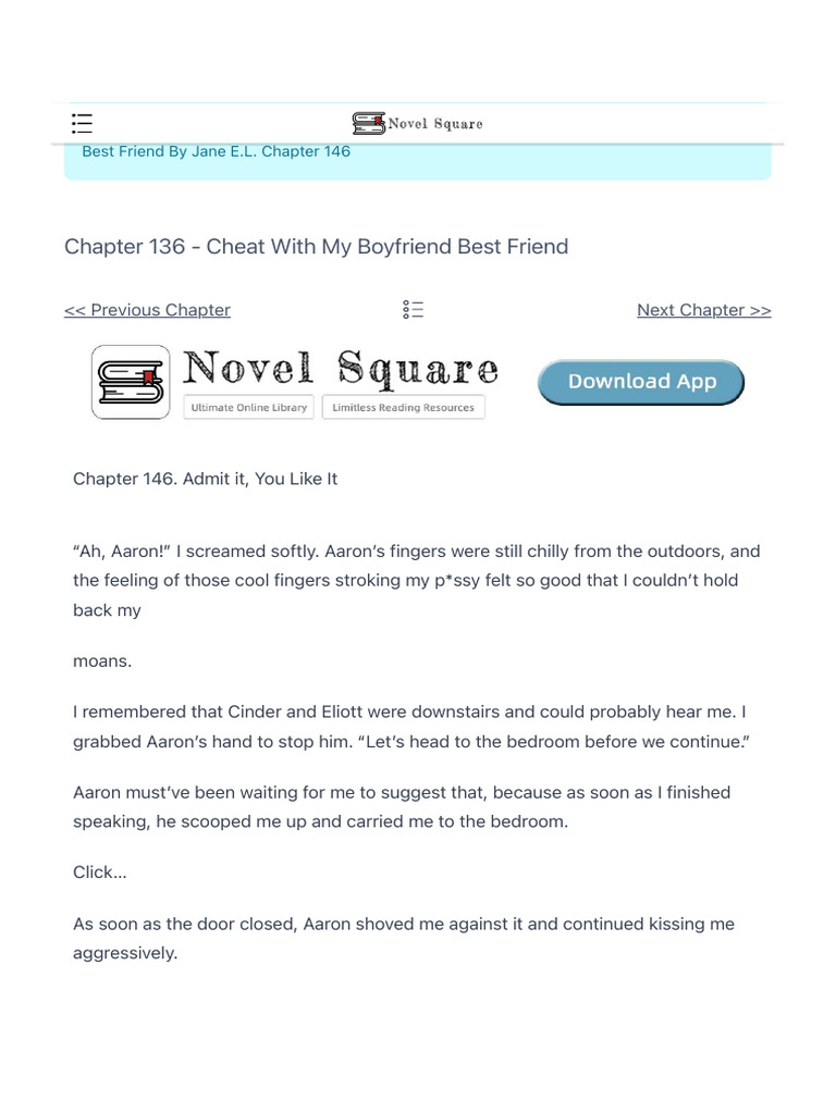Chapter 136 - Cheat With My Boyfriend Best Friend | Novel Square | PDF