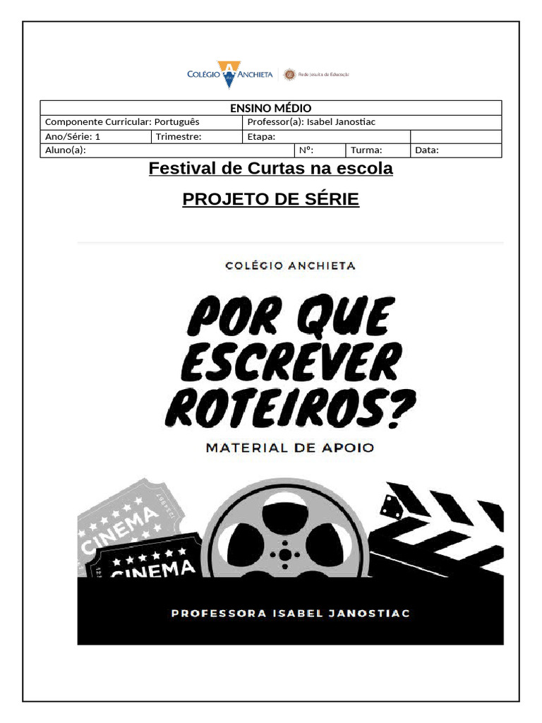 Por Que Escrever Roteiros | PDF | Roteiro | Fotografia cinematográfica