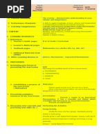 Math5 COT - Reading and Measuring Temperature Using Thermometer | PDF | Thermometer | Temperature