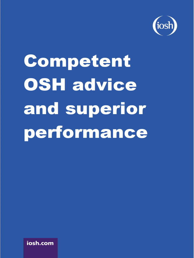 IOSH Safety Performance Lead Innovate Levels | PDF | Turnover ...