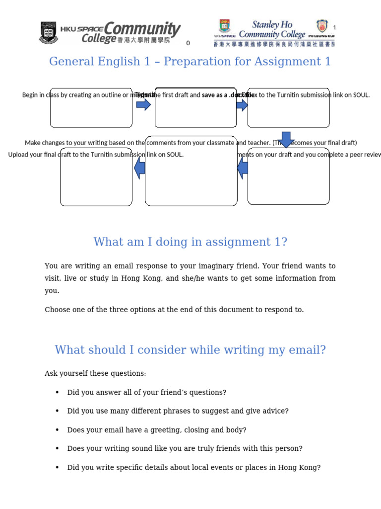 WS3.3 GE1 Assignment 1 Preparation - 2022-23 | PDF