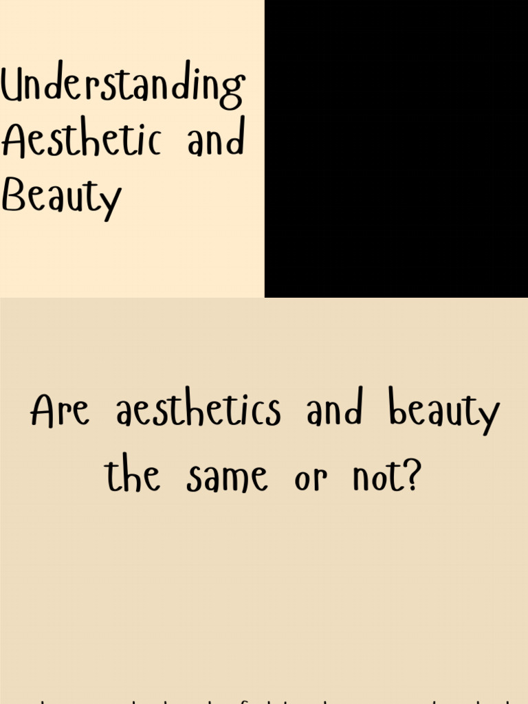 Understanding Aesthetic and Beauty | PDF