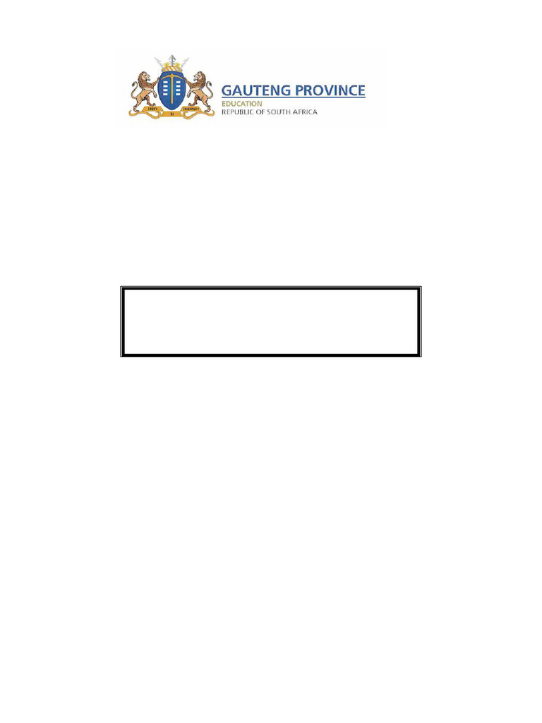 2015 Grade 9 Maths Final Exam GP | PDF | Mathematics | Elementary Geometry