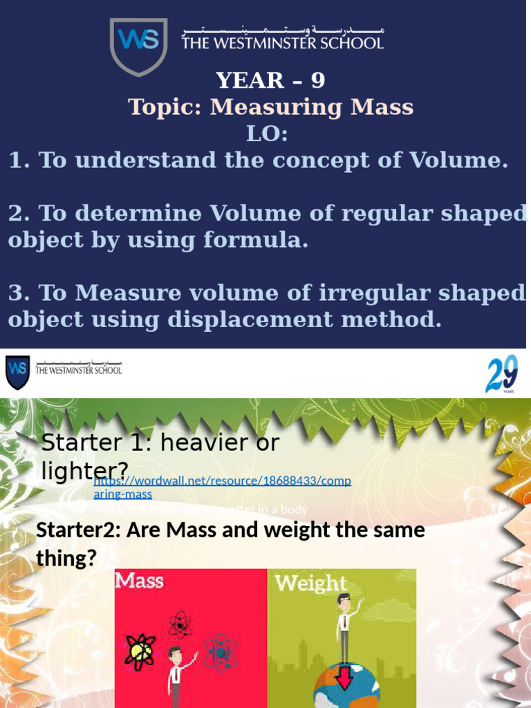 Understanding Mass and Weight Concepts | PDF | Weight | Mass