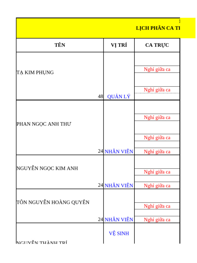 Bmc-Lich Lam Tuan 19.8-25.8 | PDF