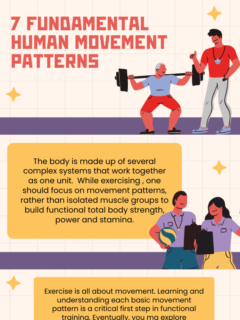 7 Fundamental Human Movement Patterns | PDF | Walking | Physical Fitness