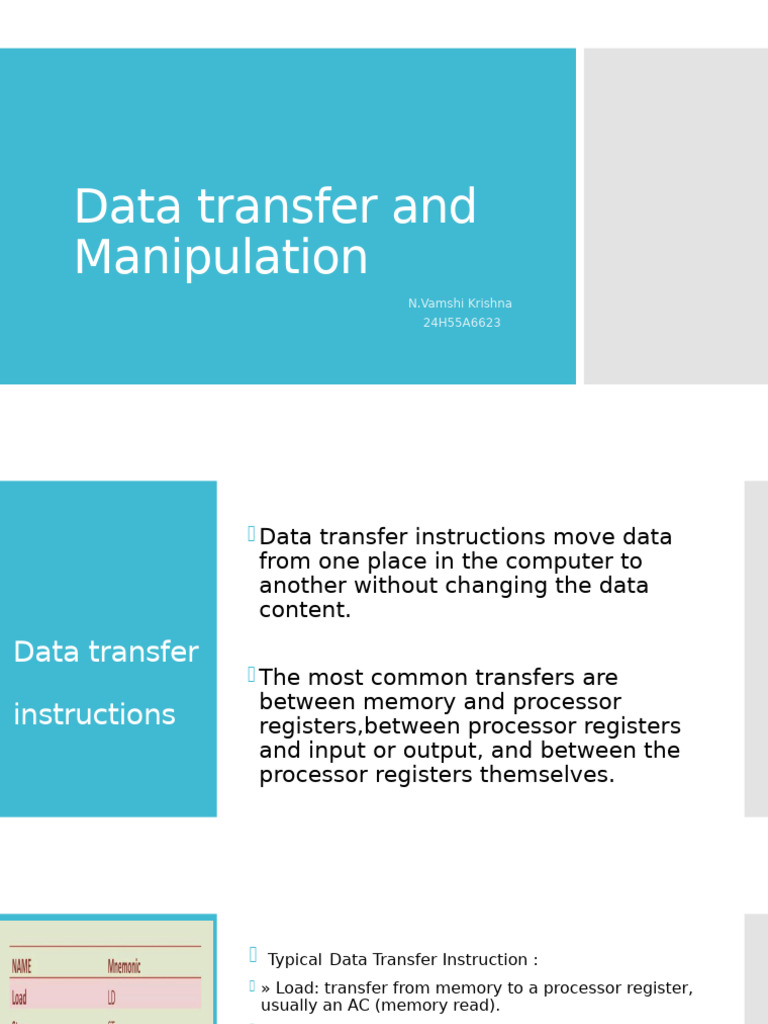 24H55A6623-Data Transfer and Manipulation-COA | PDF
