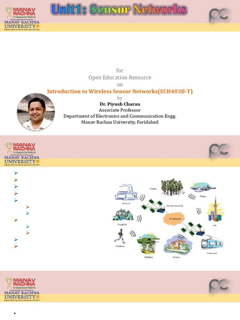 Unit 1_Notes | PDF | Wireless Sensor Network | Computer Network