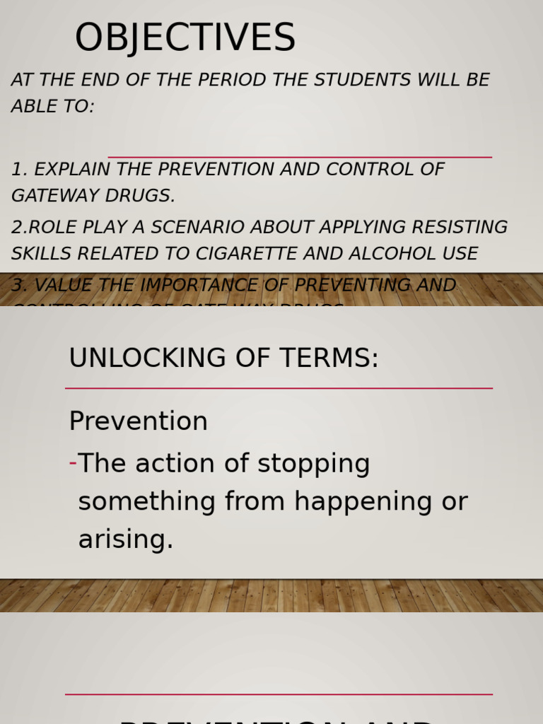 Gateway Drug Prevention Guide | PDF | Cigarette | Communication