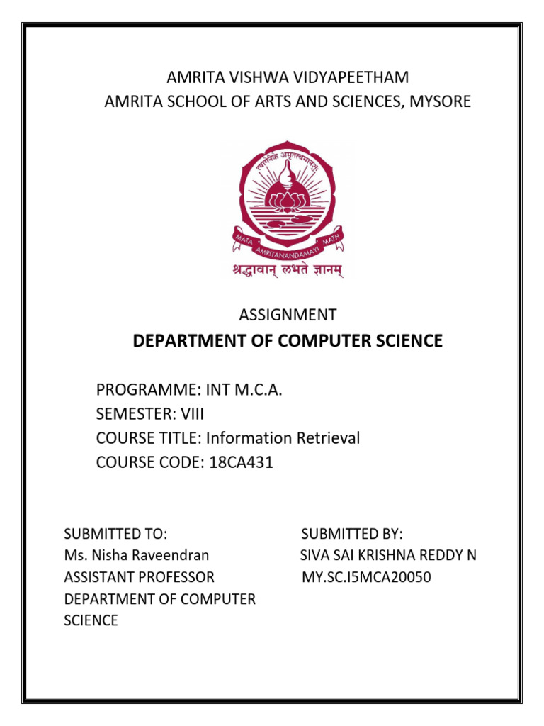 Front Sheet 111 | PDF