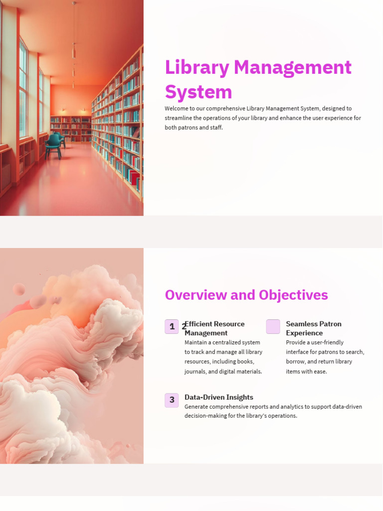 Library Management System Guide | PDF | Libraries | Information ...