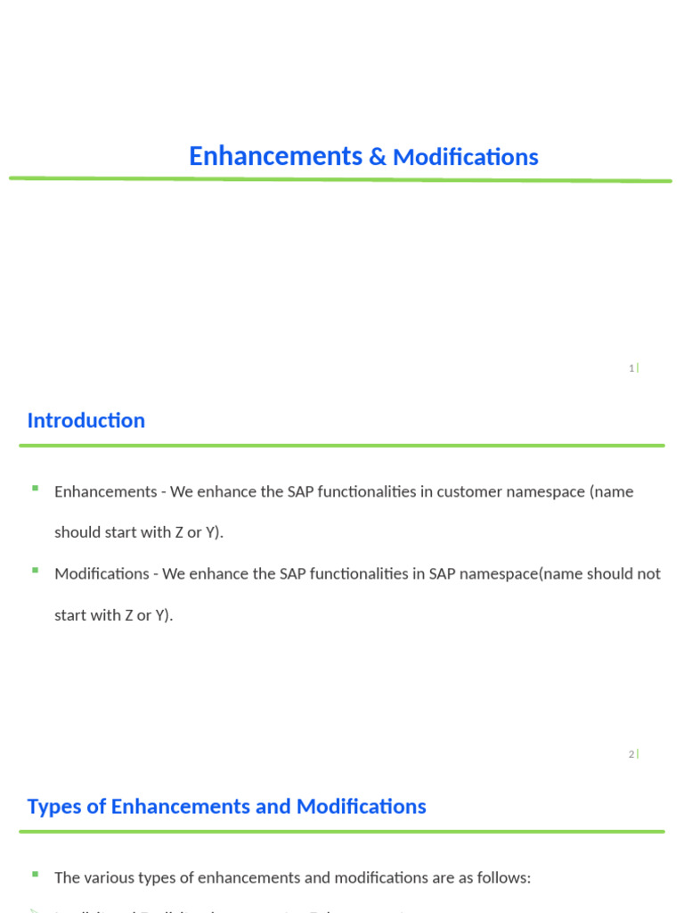 12 - Enhancements & Modifications | PDF | Modular Programming | Interface (Computing)