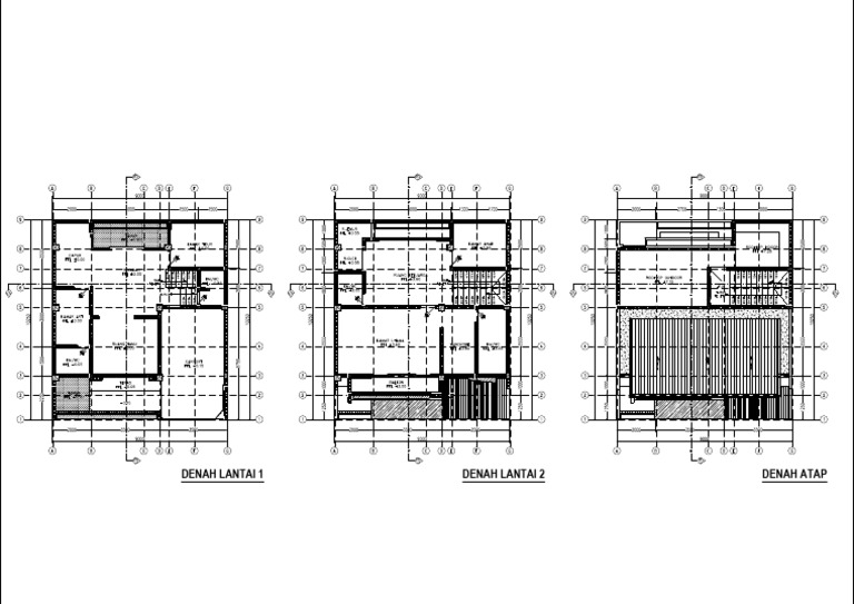 Denah Bangunan Bertingkat | PDF