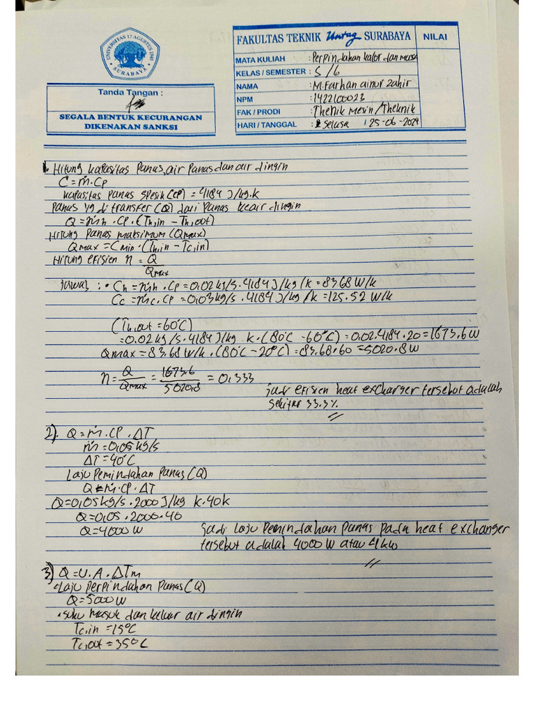 Mochamad Farhan Ainur Zahir - EAS - PERPAN 2 - (S) | PDF