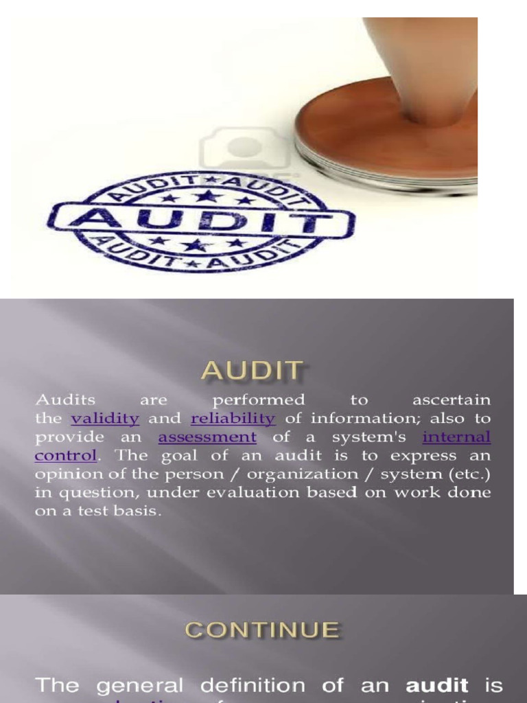 Auditing an Introduction | PDF
