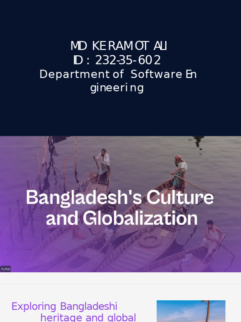Bangladesh Culture and Globalization | PDF