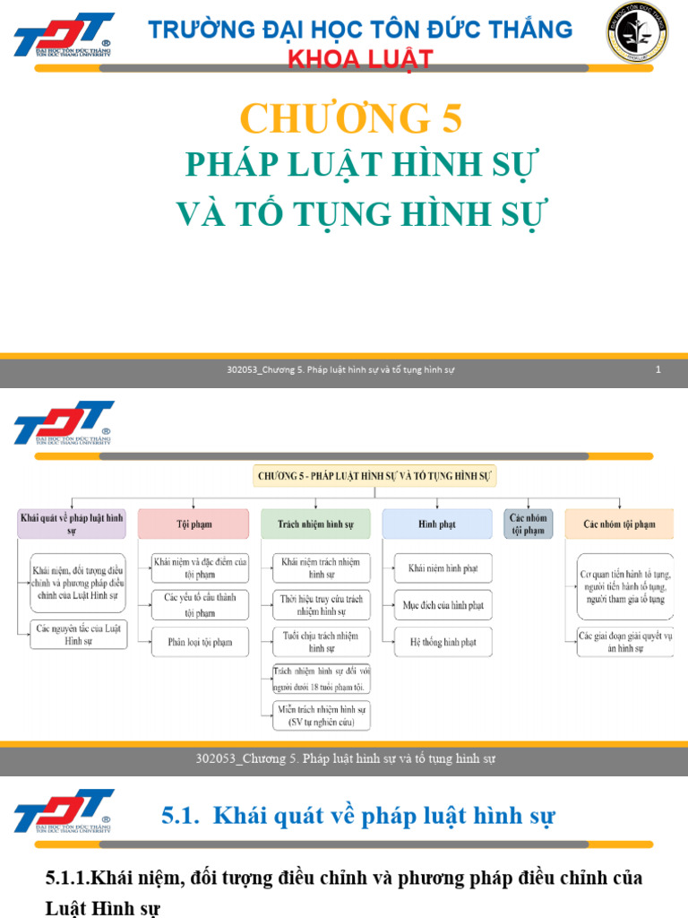 302053 - CHƯƠNG 5 - PHÁP LUẬT HÌNH SỰ VÀ TTHS - V7 | PDF