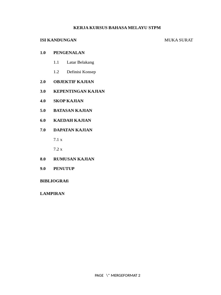 KK BM New Version 1 | PDF