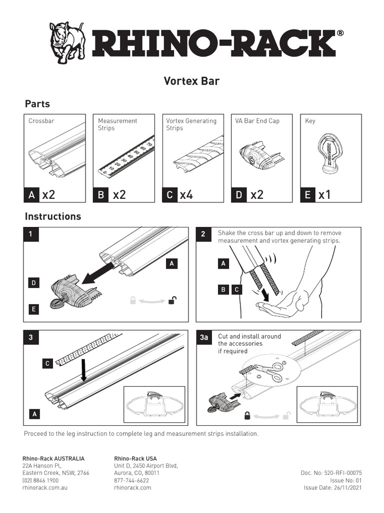 VA Bar Fitting Instructions | PDF | Home & Garden | Technology ...