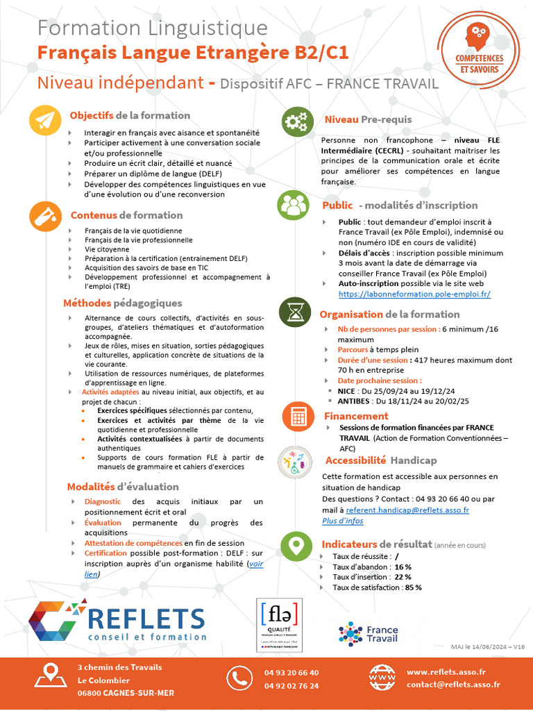 Formation FLE B2/C1 pour Emploi et DELF | PDF
