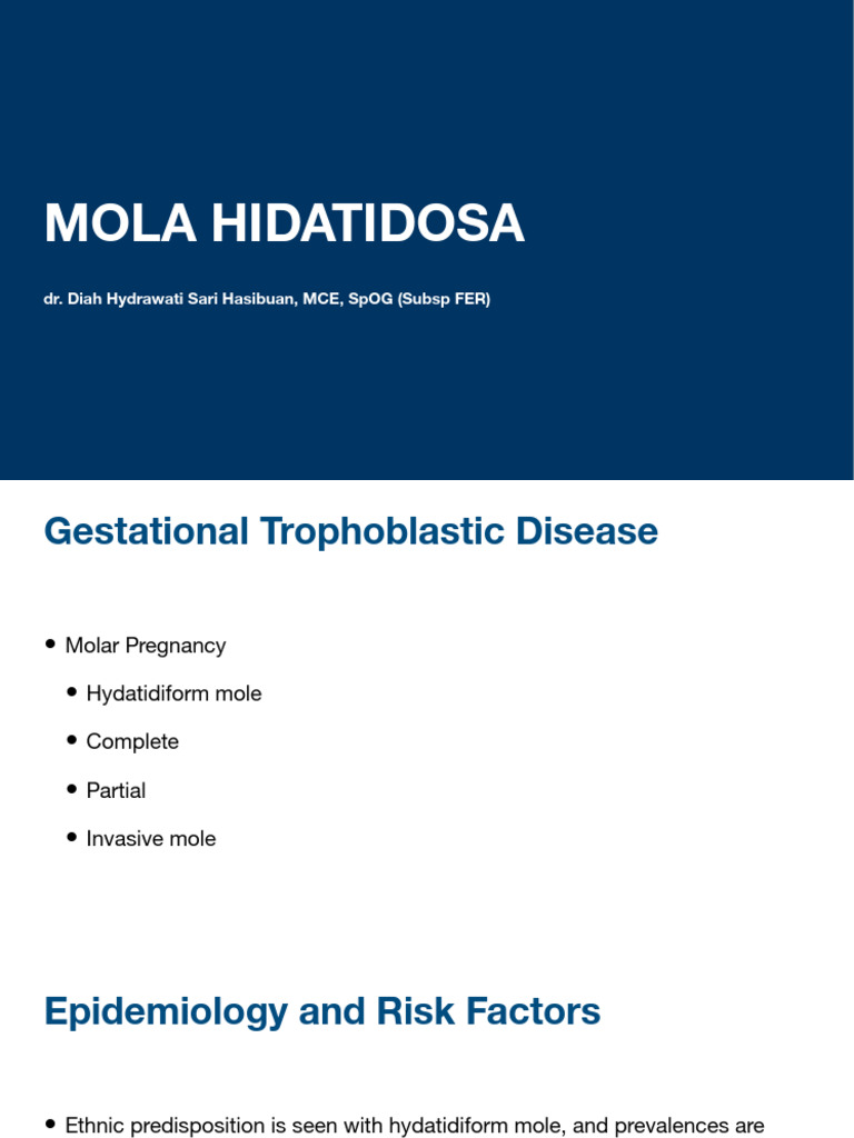 Kuliah Mola Hidatidosa 2024-DH | PDF | Self-Improvement | Wellness