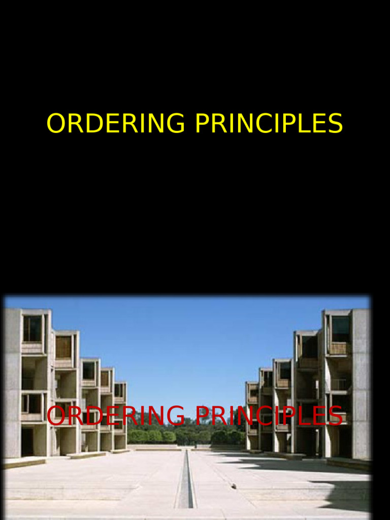 5 Ordering Princples | PDF | Symmetry | Rhythm