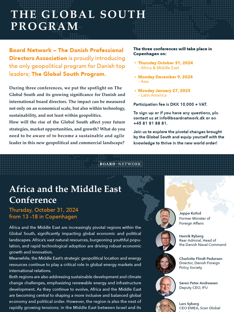 Global South Conference Program | PDF | Denmark | Africa