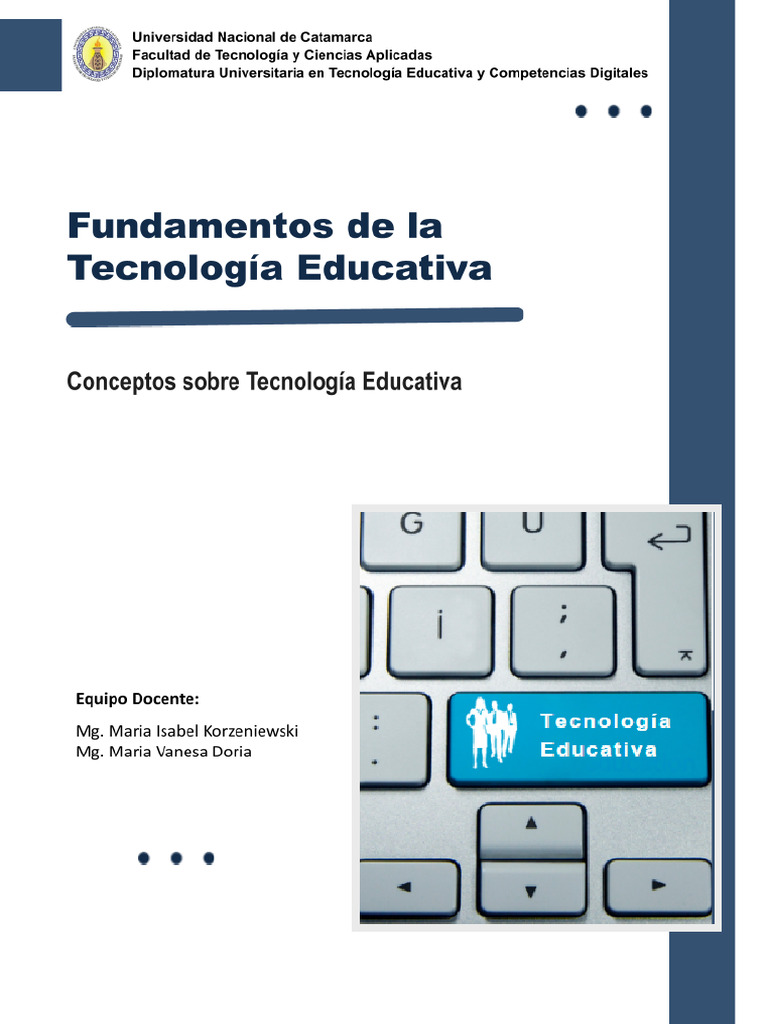 Introducción a la Tecnología Educativa | PDF | Tecnologia Educacional | Enseñando