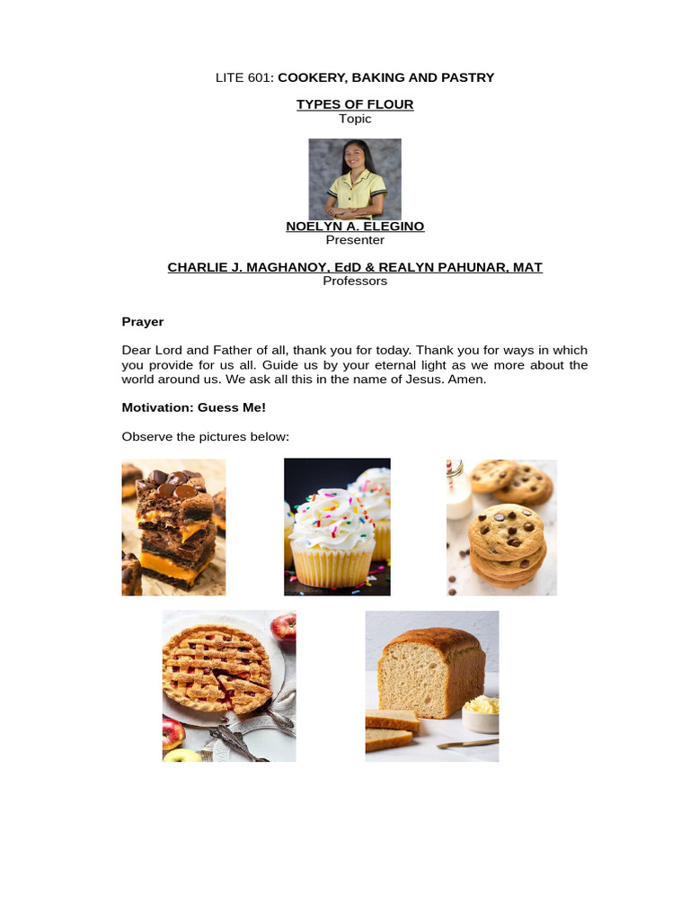 Types of Flour | PDF | Flour | Breads